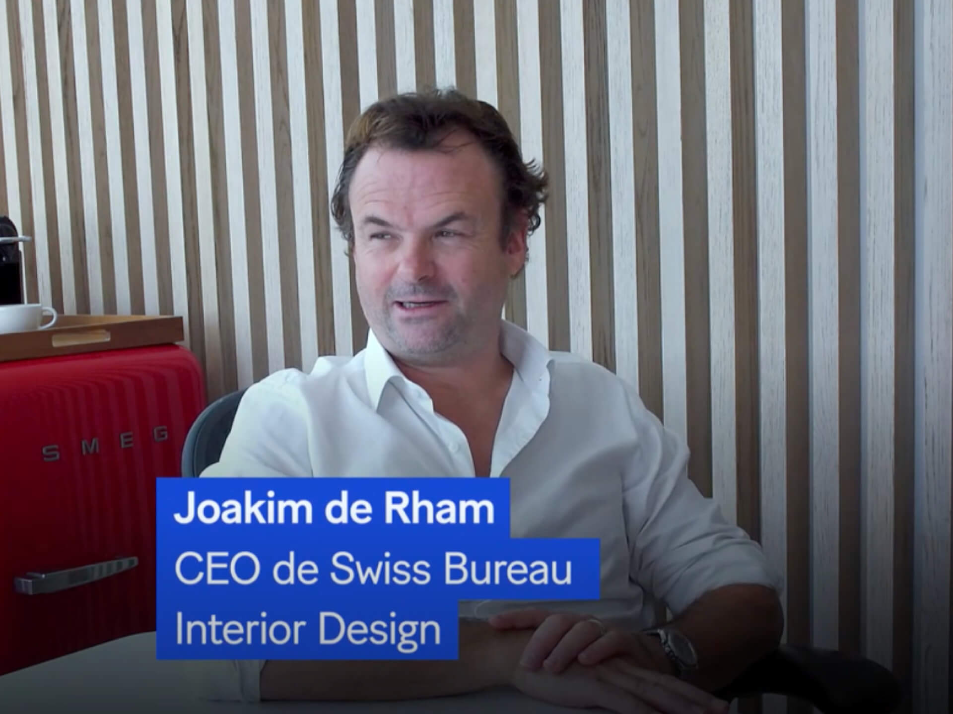 Swiss News Channel calls Joakim de Rham "King of Interior Design" in ...
